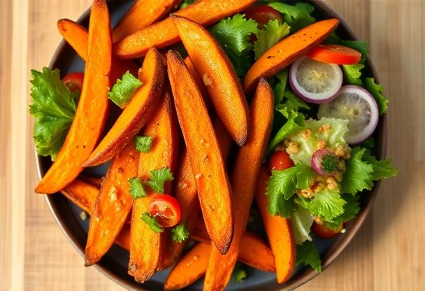 Patat Friet met Zoete Aardappel Recept | 40 min | Menu Maestro